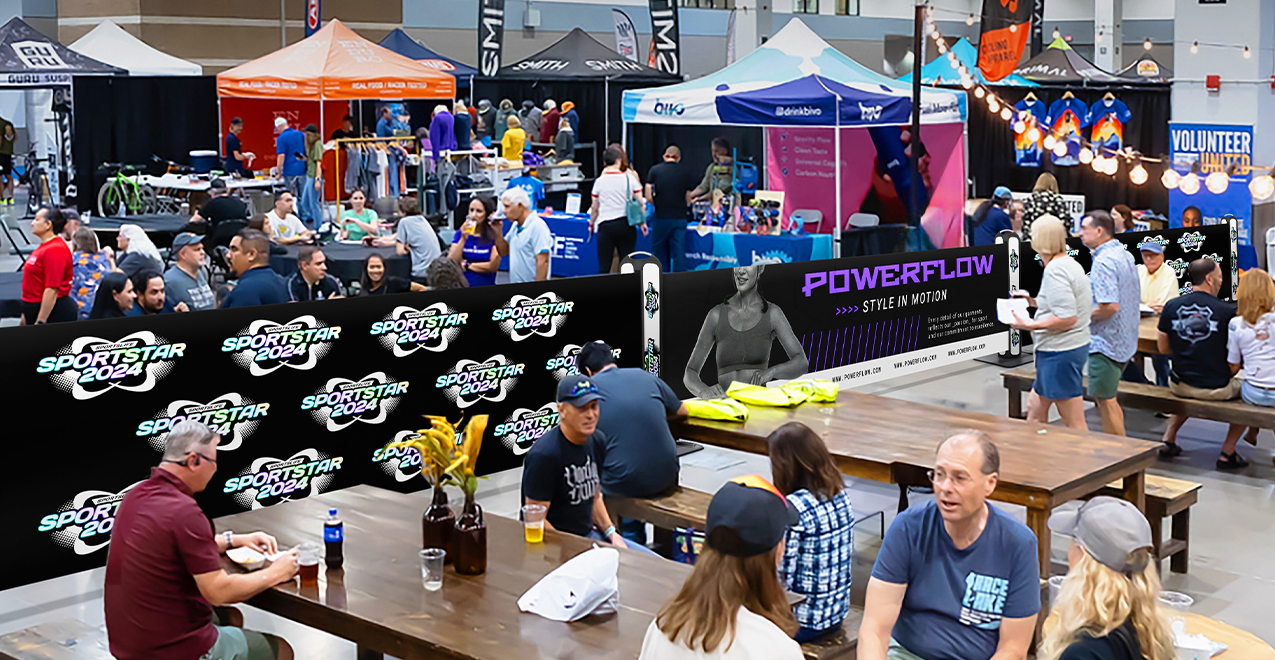 Transforming Trade Show Dining Areas with Spotlight® Barriers - Made by ...