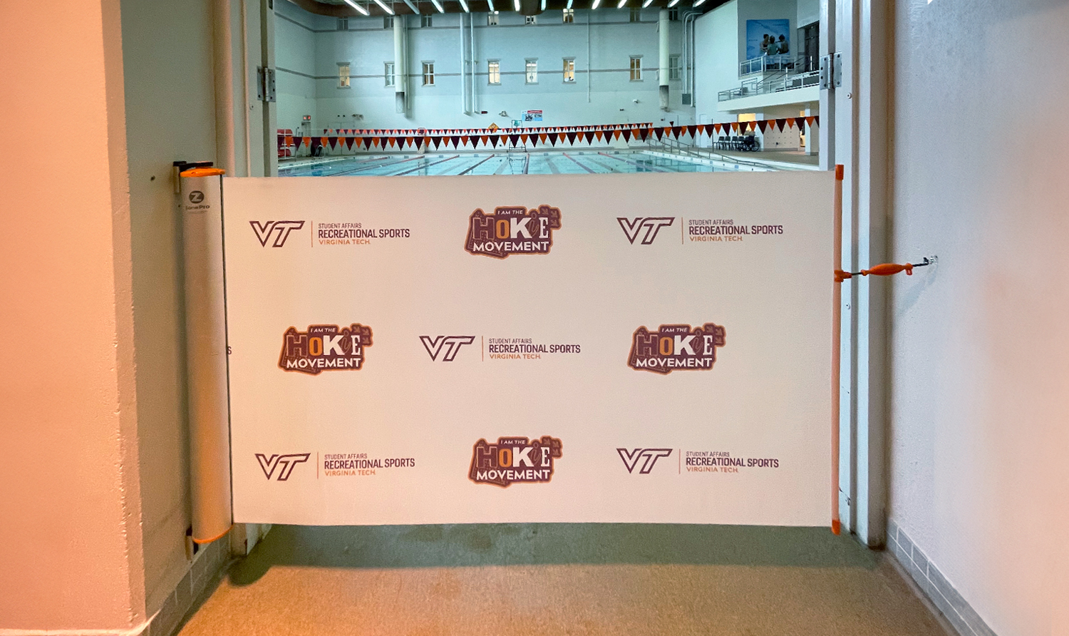 Promoting Safety at Virginia Tech with ZonePro® Barriers - Made by Modus