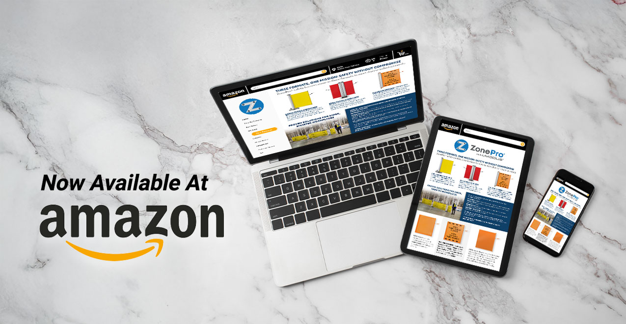 ZonePro® Safety Barriers Now Available on Amazon - Made by Modus